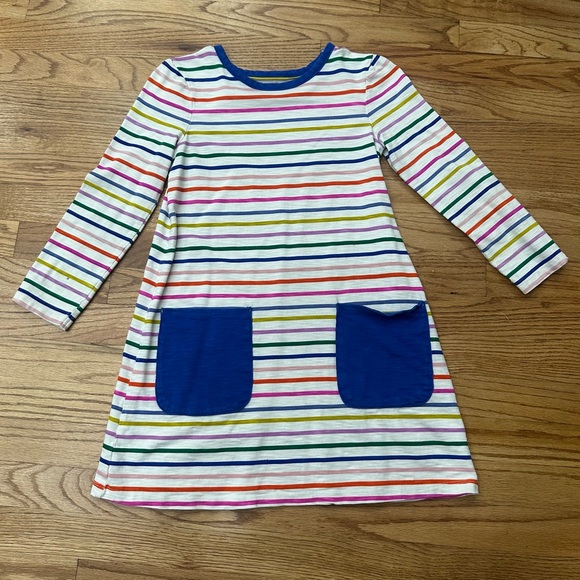 Mini Boden | Dresses | Mini Boden Striped Long Sleeve Dress Size 9y ...